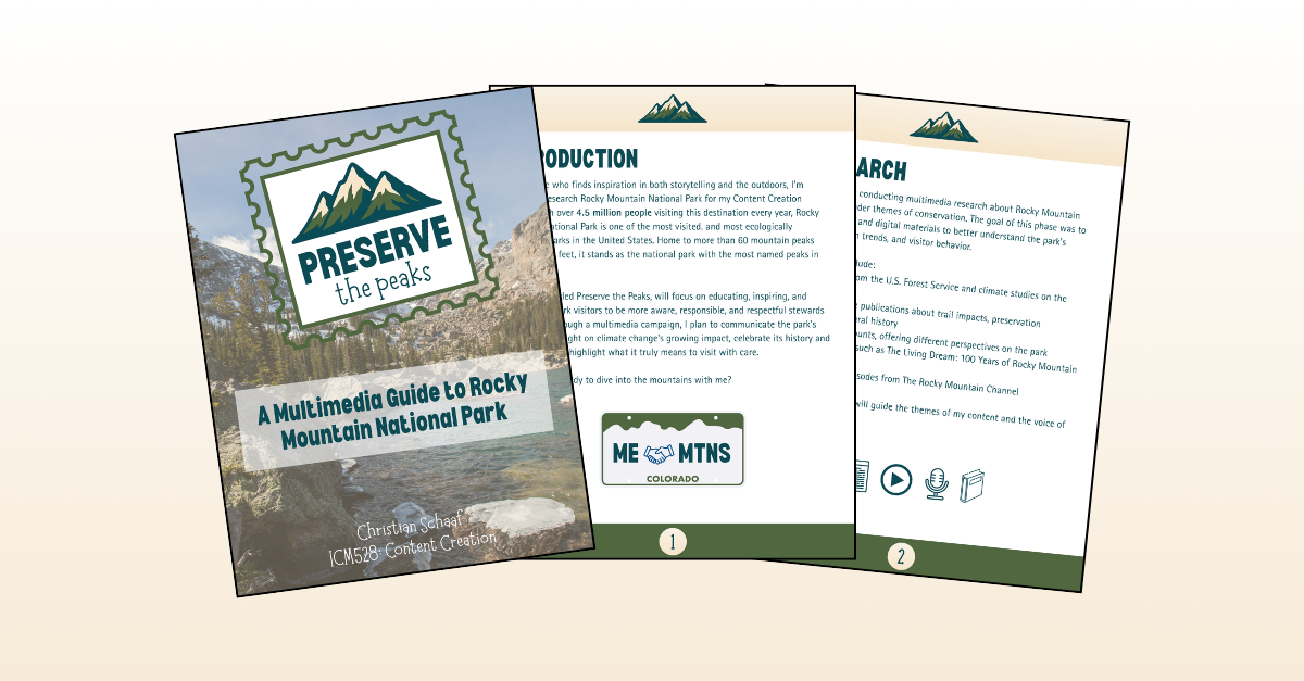 Peaks and Projects: Turning a Passion for National Parks into a Content ...